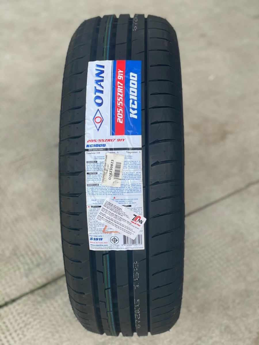 Lốp xe 205/55ZR17 Otani KC1000 Thái Lan